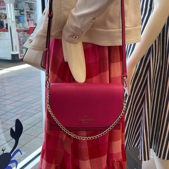 kate spade | Bags | Kate Spade Carson Convertible Crossbody Color Deep ...